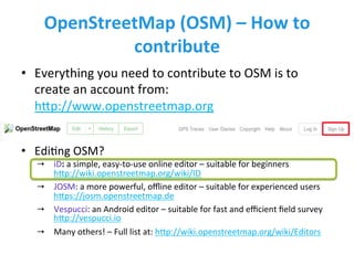 Introduction to OSM | PDF | Internet | Computing