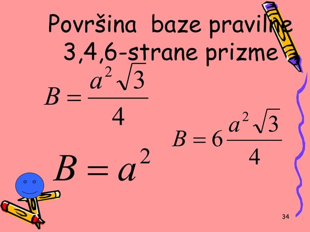Matematika-geometrija-8. razred-formule | PPT