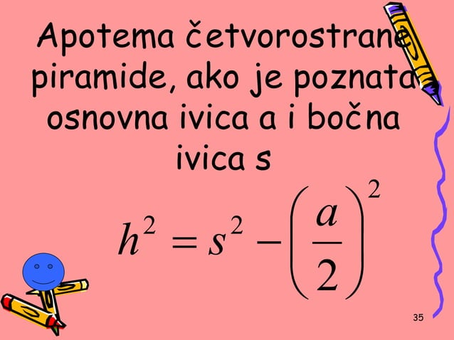Matematika-geometrija-8. razred-formule | PPT