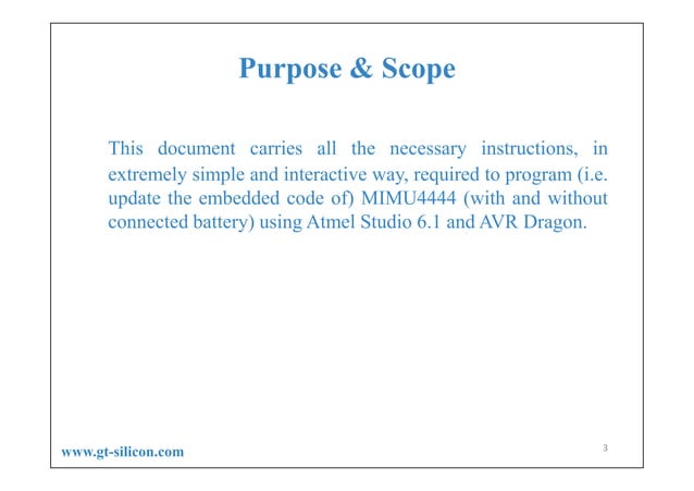 Programming Osmium MIMU4444 Using AVR Dragon | PDF