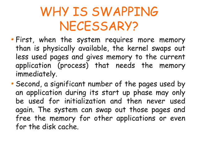 Unix Memory Management - Operating Systems | PPT