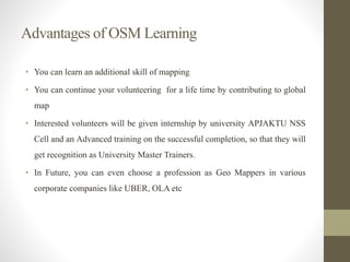 OSM mass awareness programme | PPTX