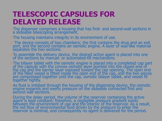 Osmotic drug delivery system | PPTX