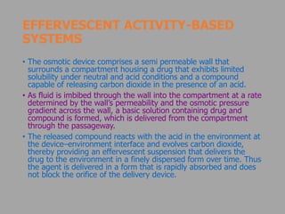 Osmotic drug delivery system | PPTX