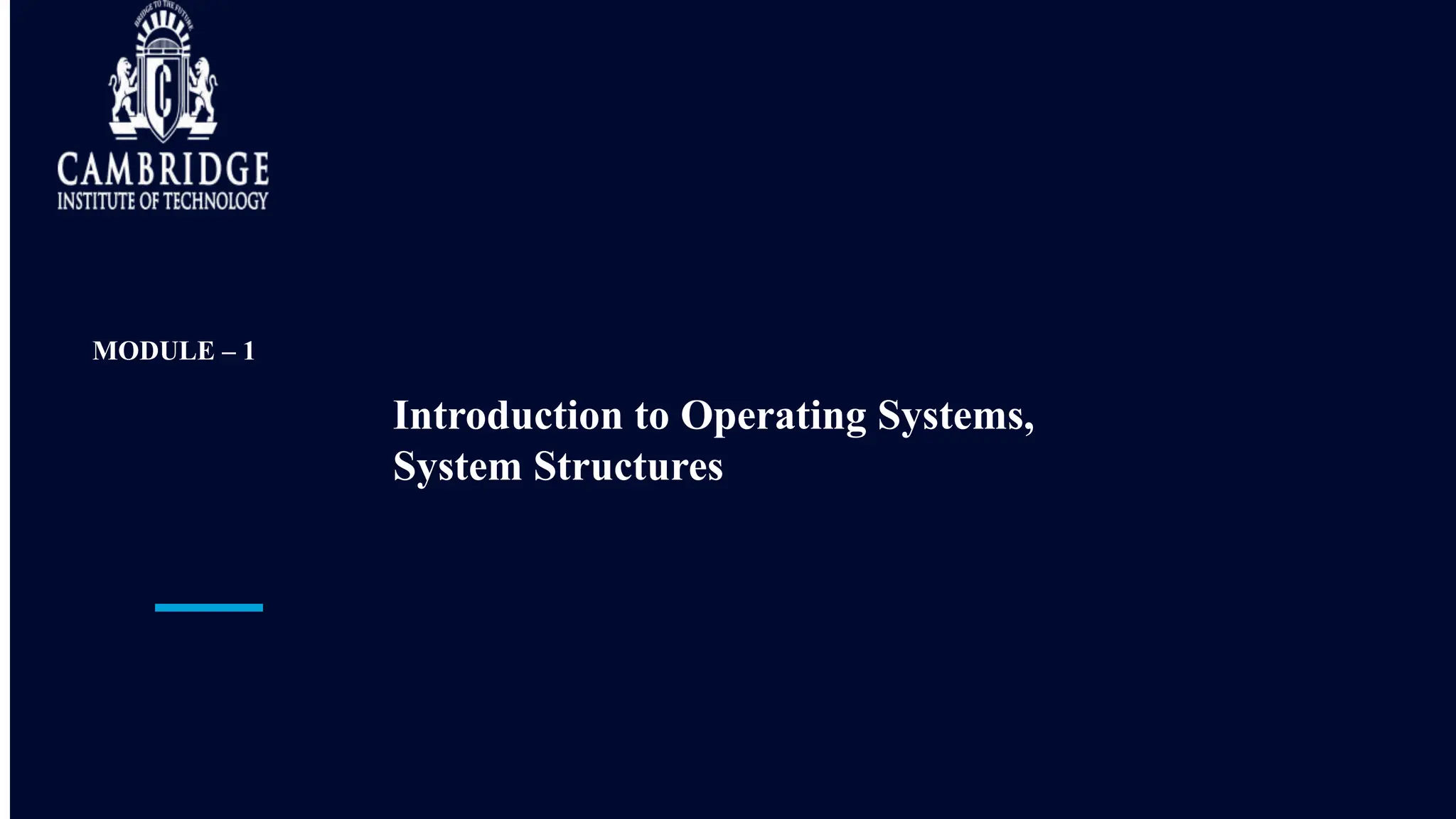 Operating System Bcs303 Module 1 Notes Ppt 0362