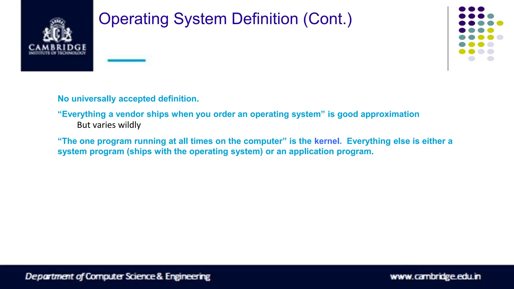 Operating system (BCS303) MODULE 1 NOTES | PPTX