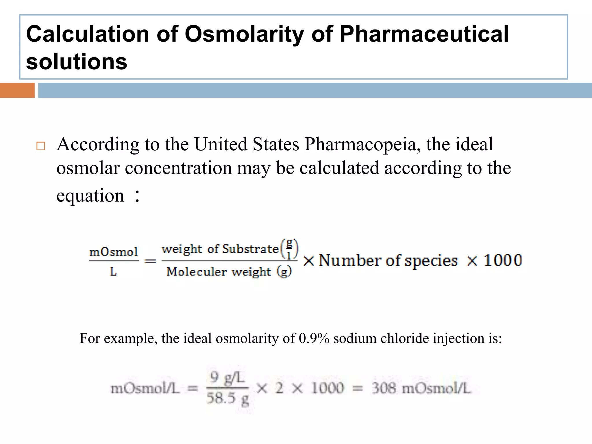 Osmolarity | PPTX