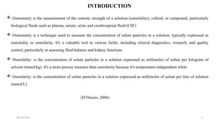 Power point presentation on Osmometry and Nephelometry.pptx