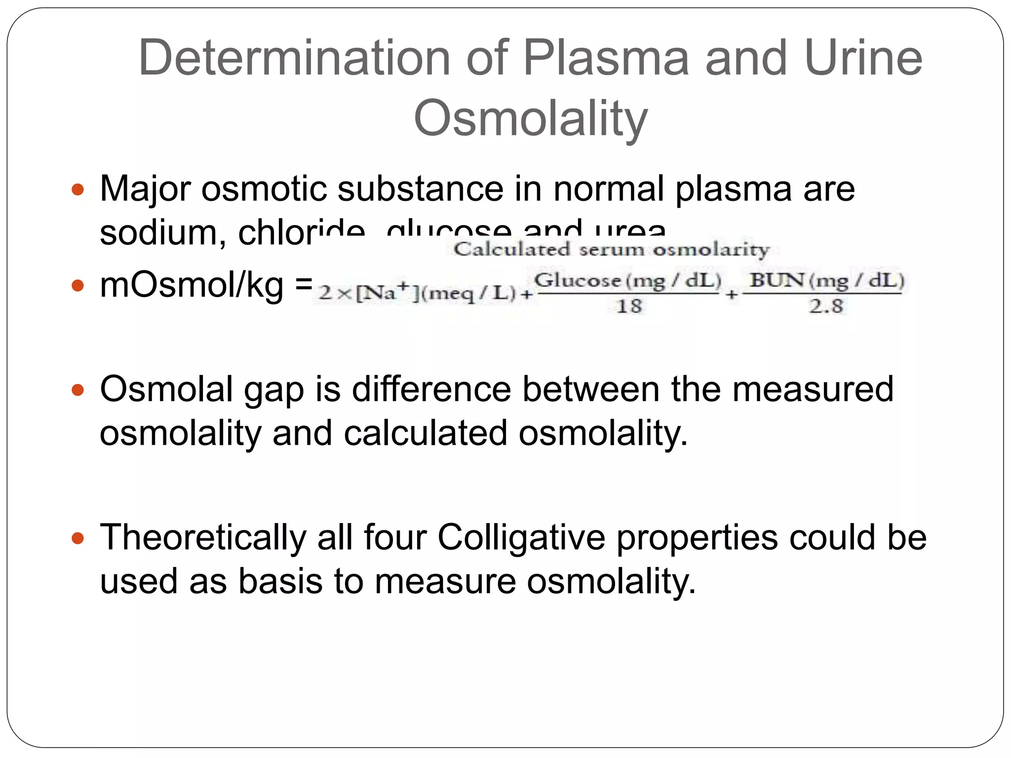 Osmometry by Dr. Anurag Yadav | PPTX