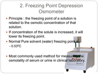Osmometry by Dr. Anurag Yadav | PPTX