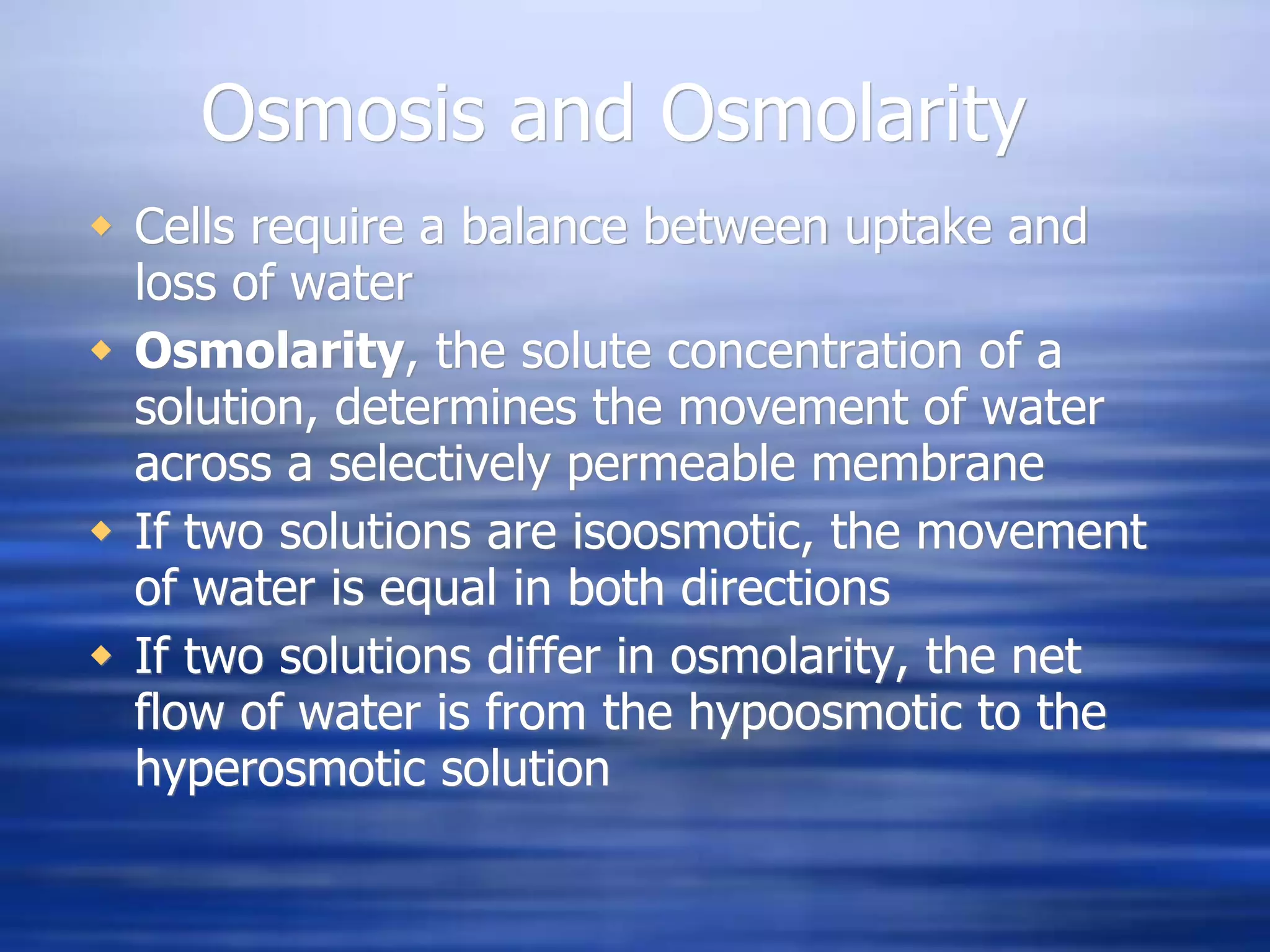 Osmoregulation | PPT