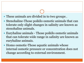 Osmoregulation in fresh water protozoa - Shampa Jain | PPT