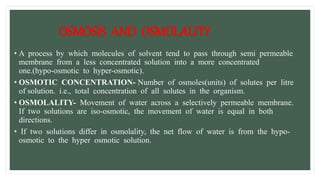OSMOREGULATION IN VERTEBRATES.pptx | Fish and Aquariums | Pets