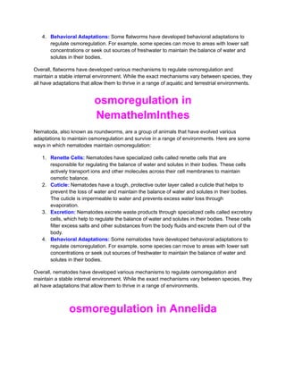 Osmoregulation Mechanisms and Adaptations in Various Organisms.pdf