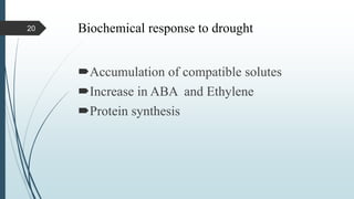Osmoregulation, and adaptation in plants against abiotic factors plant ...