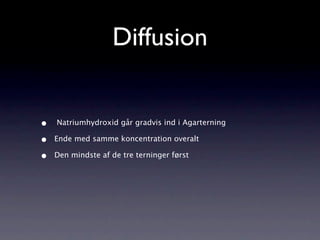 Osmose og diffusion | KEY