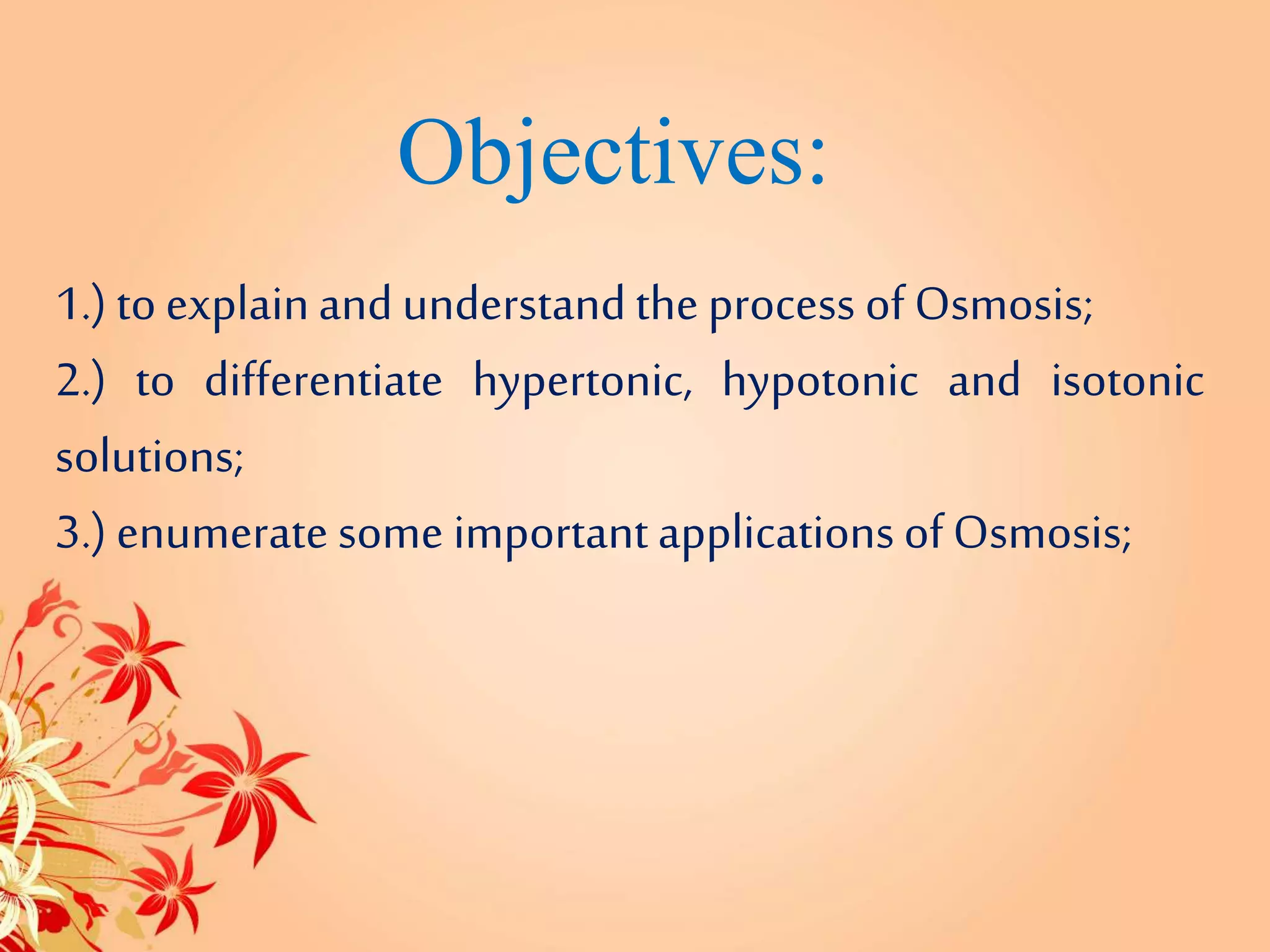 Osmosis | PPTX