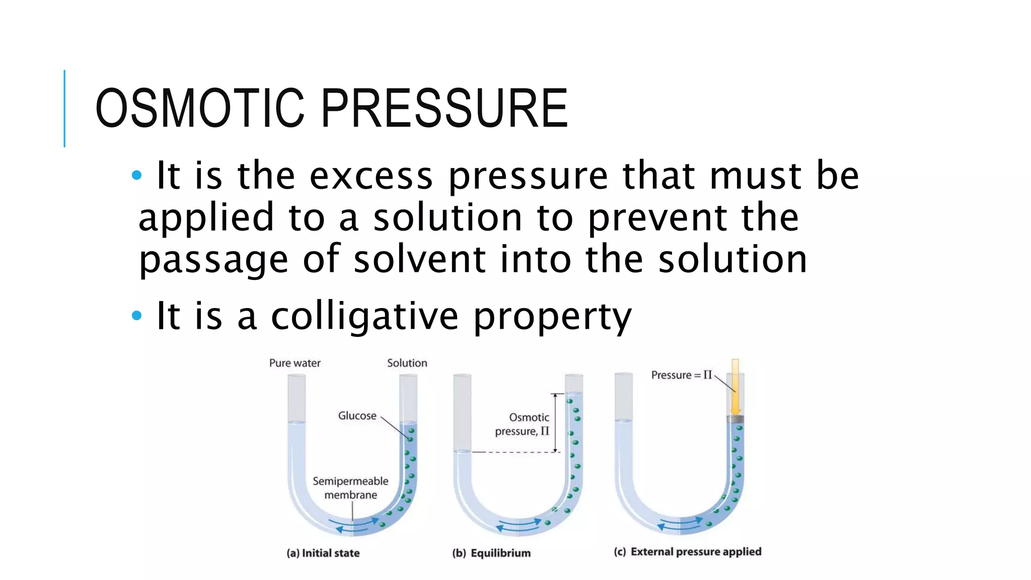 Osmosis and Osmotic Pressure | PPTX