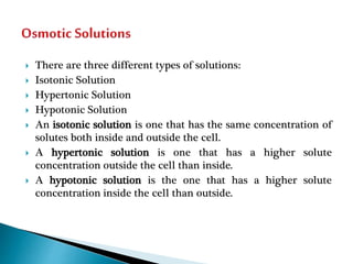 Osmosis | PPTX