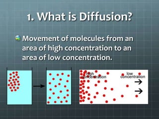 Osmosis and diffusion | PPTX