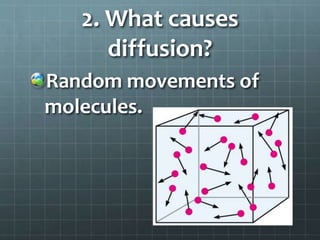 Osmosis and diffusion | PPTX