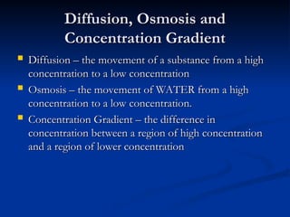 Osmosis Diffusion a simple introduction.ppt