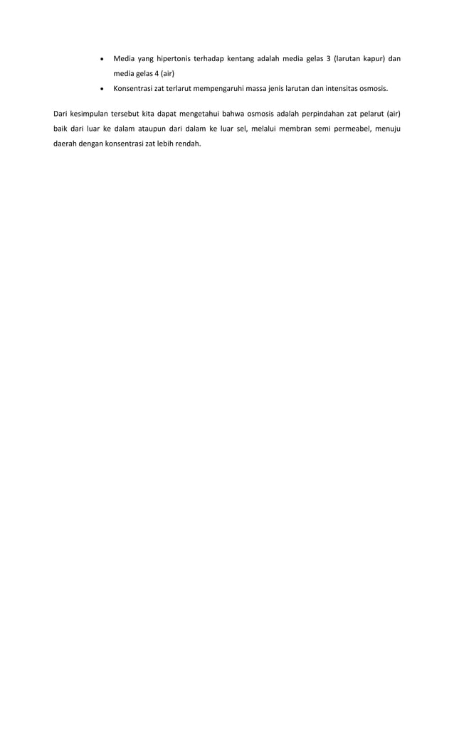 Osmosis kentang | DOCX