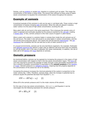 Osmotic Pressure Definition, Formula, Examples, Solved, 54% OFF