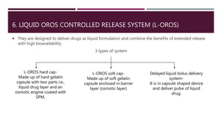 Osmotic activated drug delivery system | PPTX