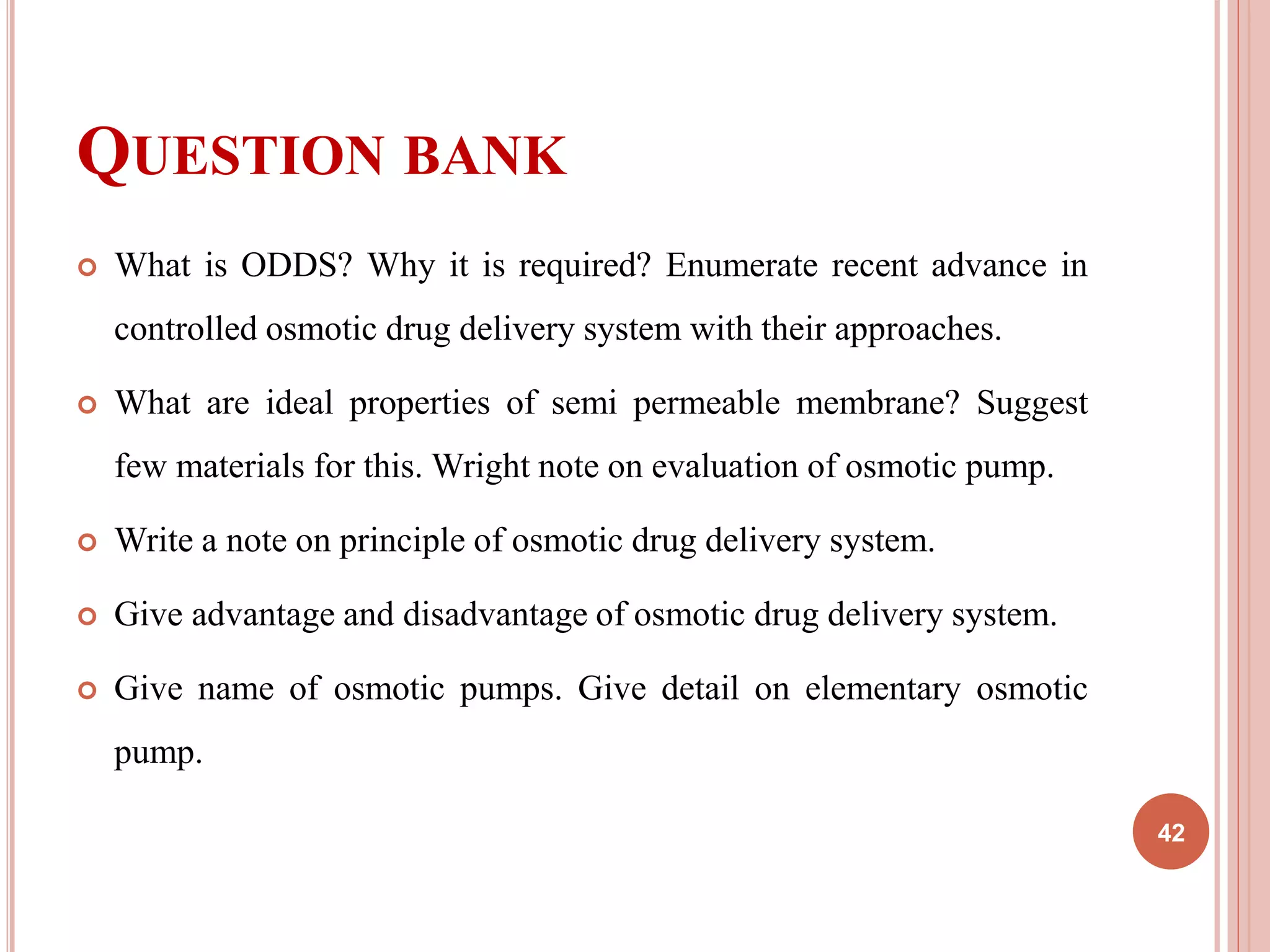 Osmotic DDS.pptx | Chemistry | Science