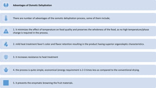 Osmotic dehydration of musca paradisica using response surface ...