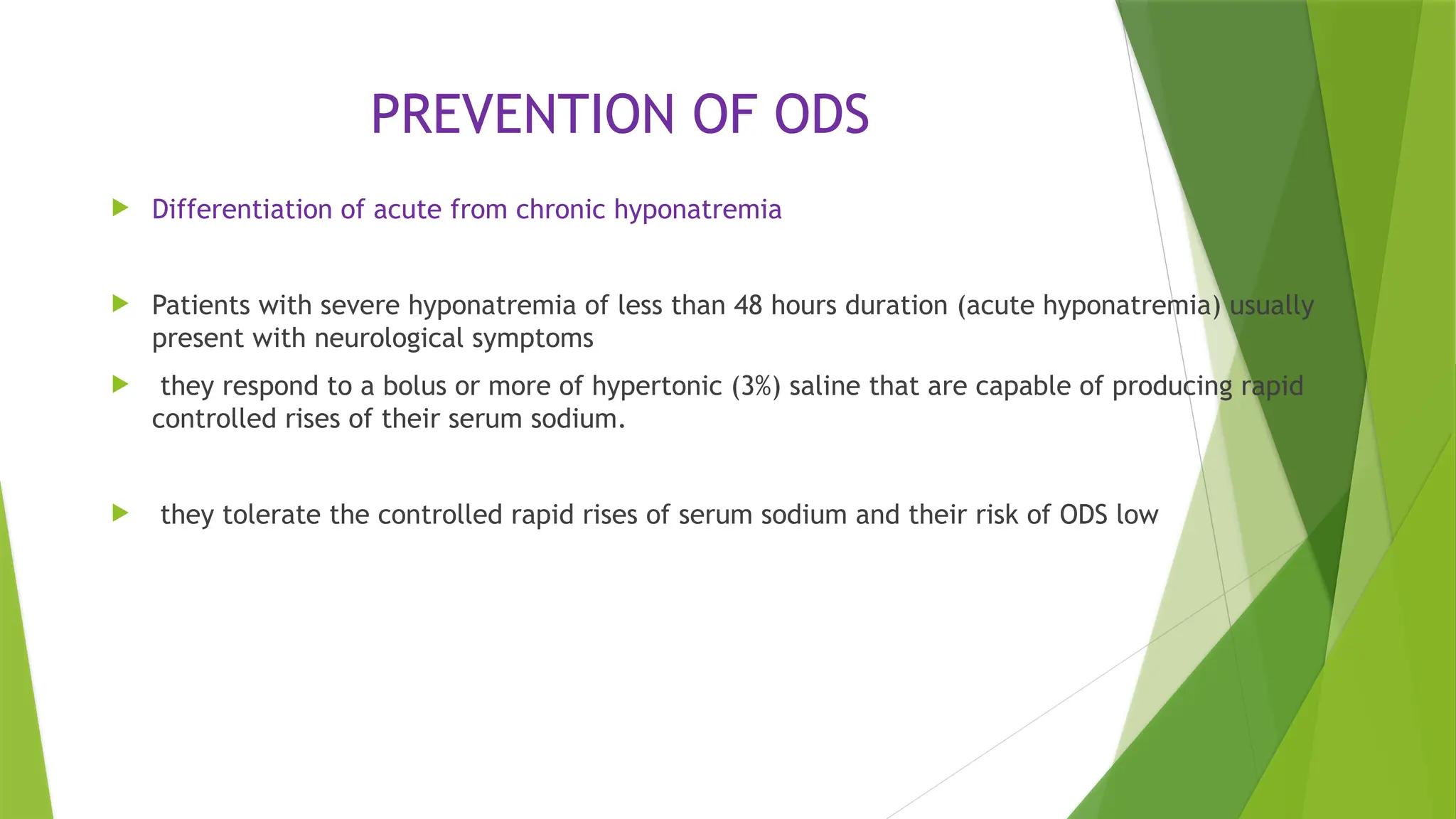 osmotic demyelination syndrome clinical scenario | PPTX
