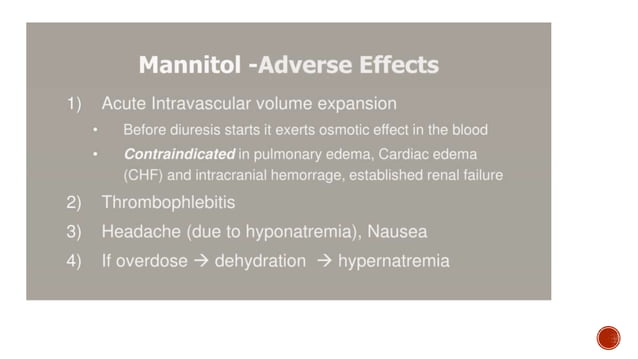 Osmotic diuretics | PPTX