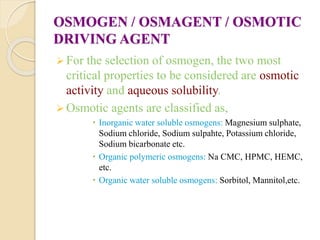 Osmotic drug delivery system | PPTX