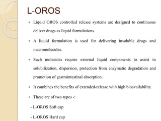 Osmotic drug delivery system | PPTX