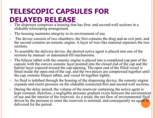 Osmotic drug delivery system | PPTX
