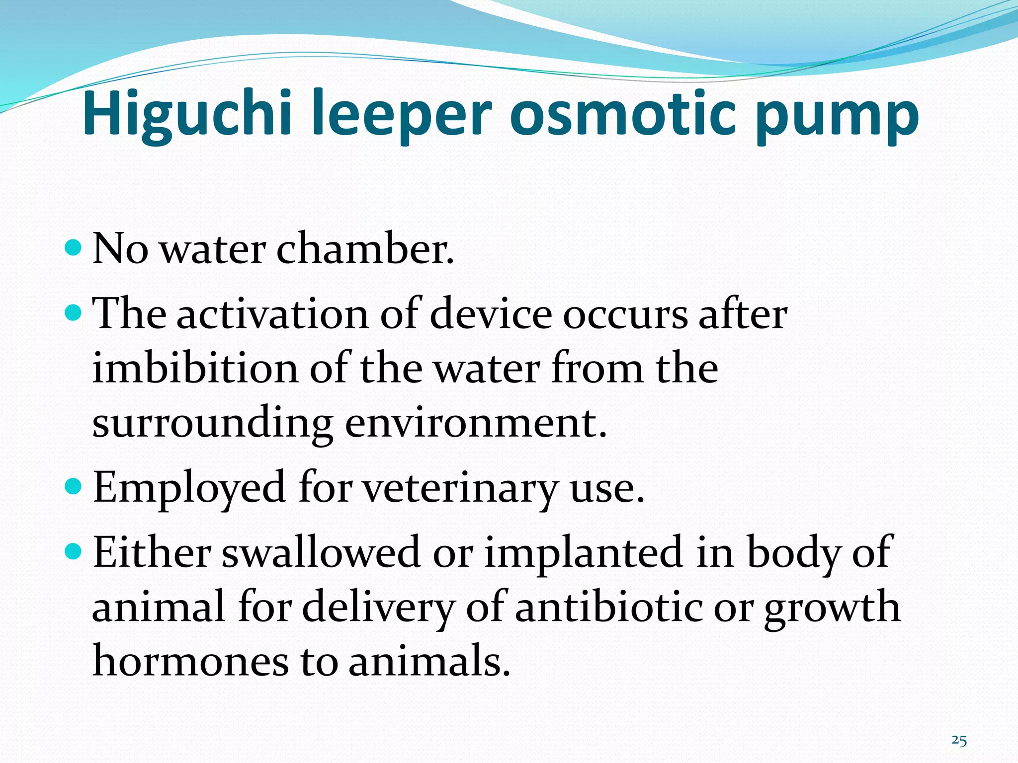 Osmotic drug delivery system | PPTX
