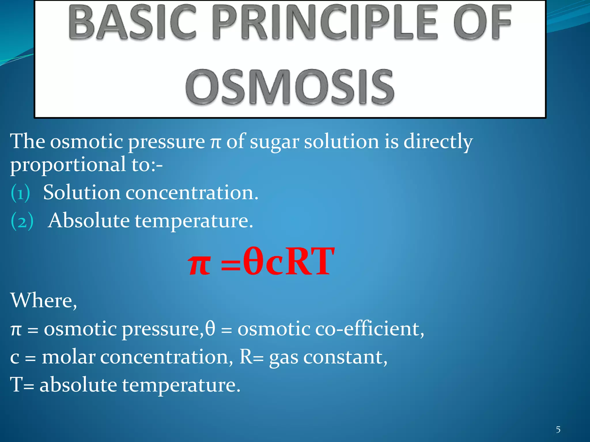 Osmotic drug delivery system | PPTX