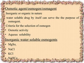 Osmotic drug delivery system | PPT