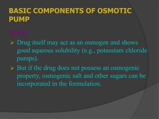 Osmotic drug delivery system by Mr. kailash vilegave | PPSX