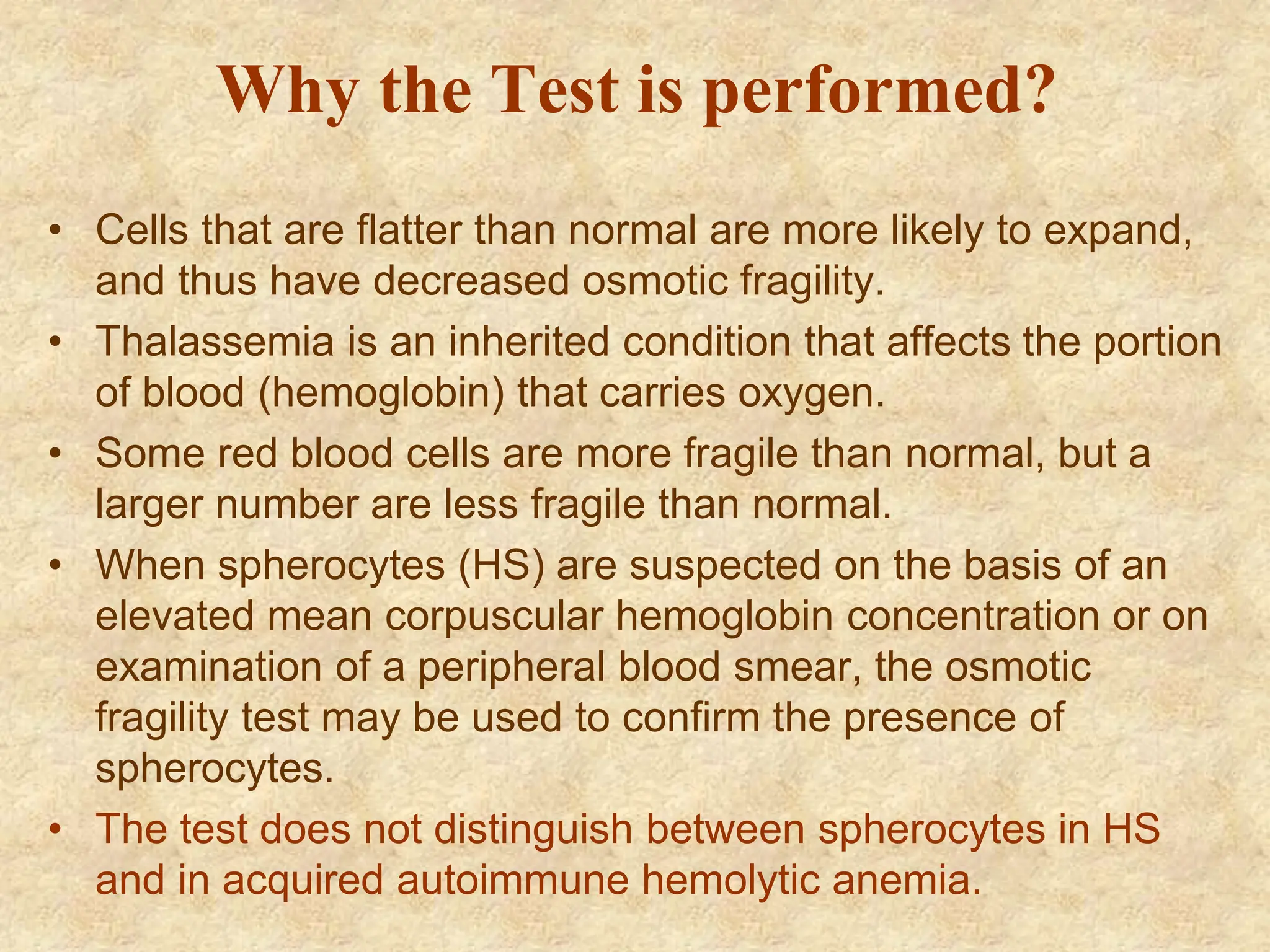 Osmotic_Fragility.ppt test in clinical hematology | PPT