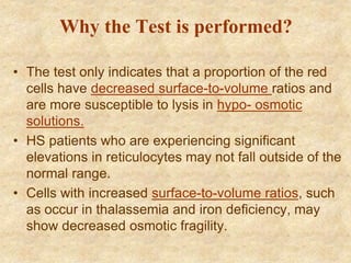 Osmotic_Fragility.ppt test in clinical hematology | PPT