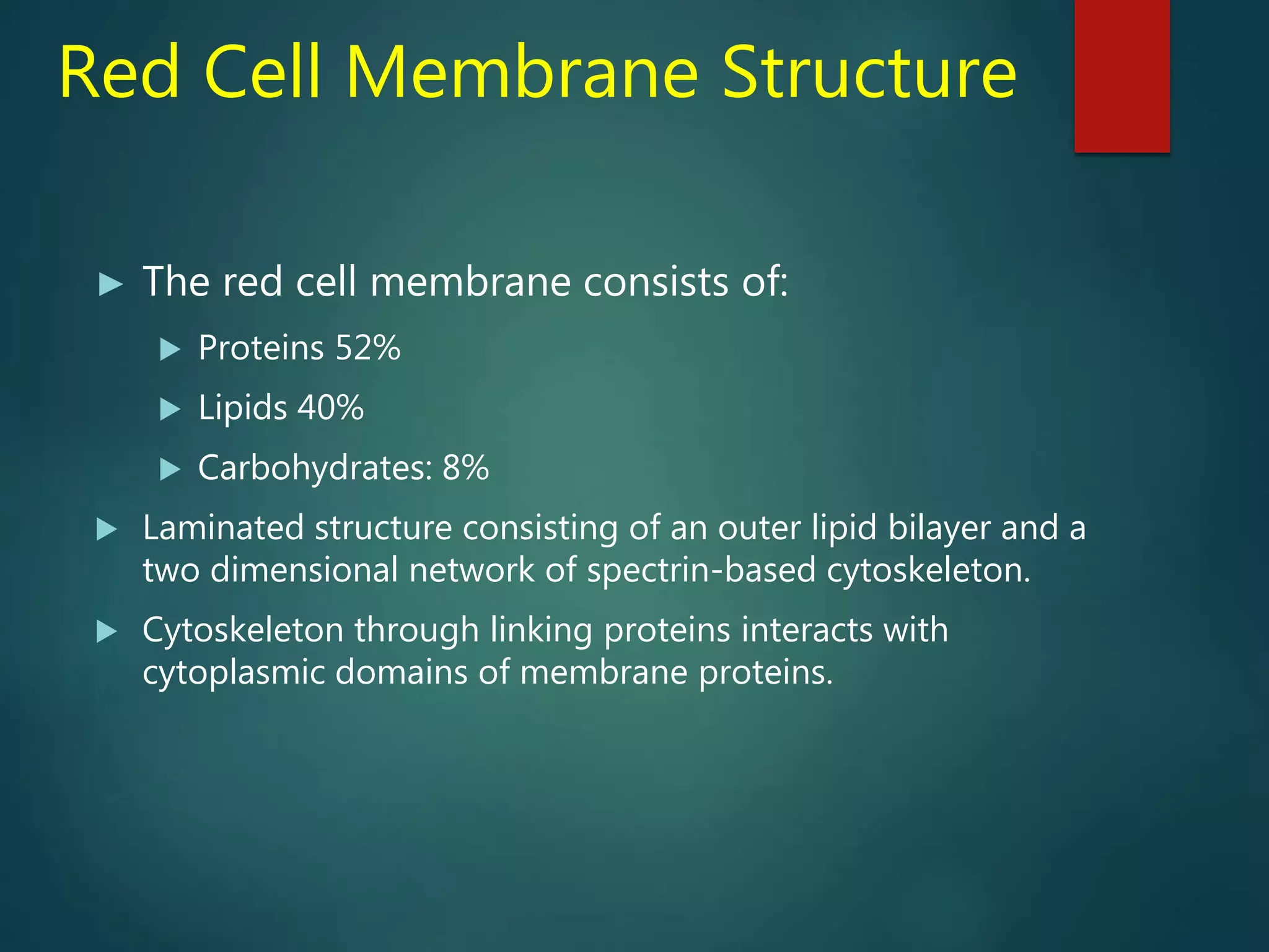 Osmotic fragility & rbc membrane defects 050916 | PPTX