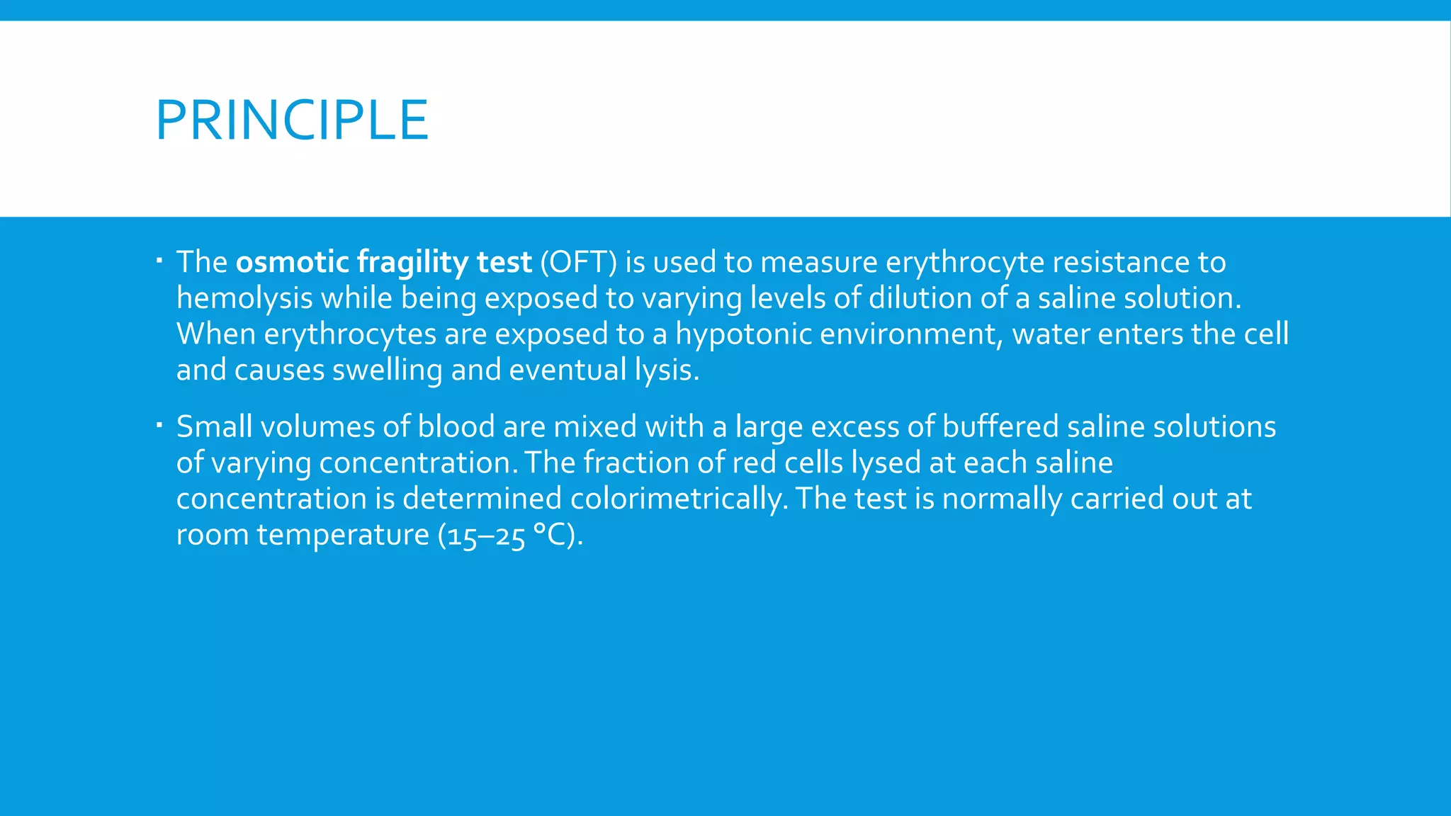 Osmotic Fragility Test | PPTX