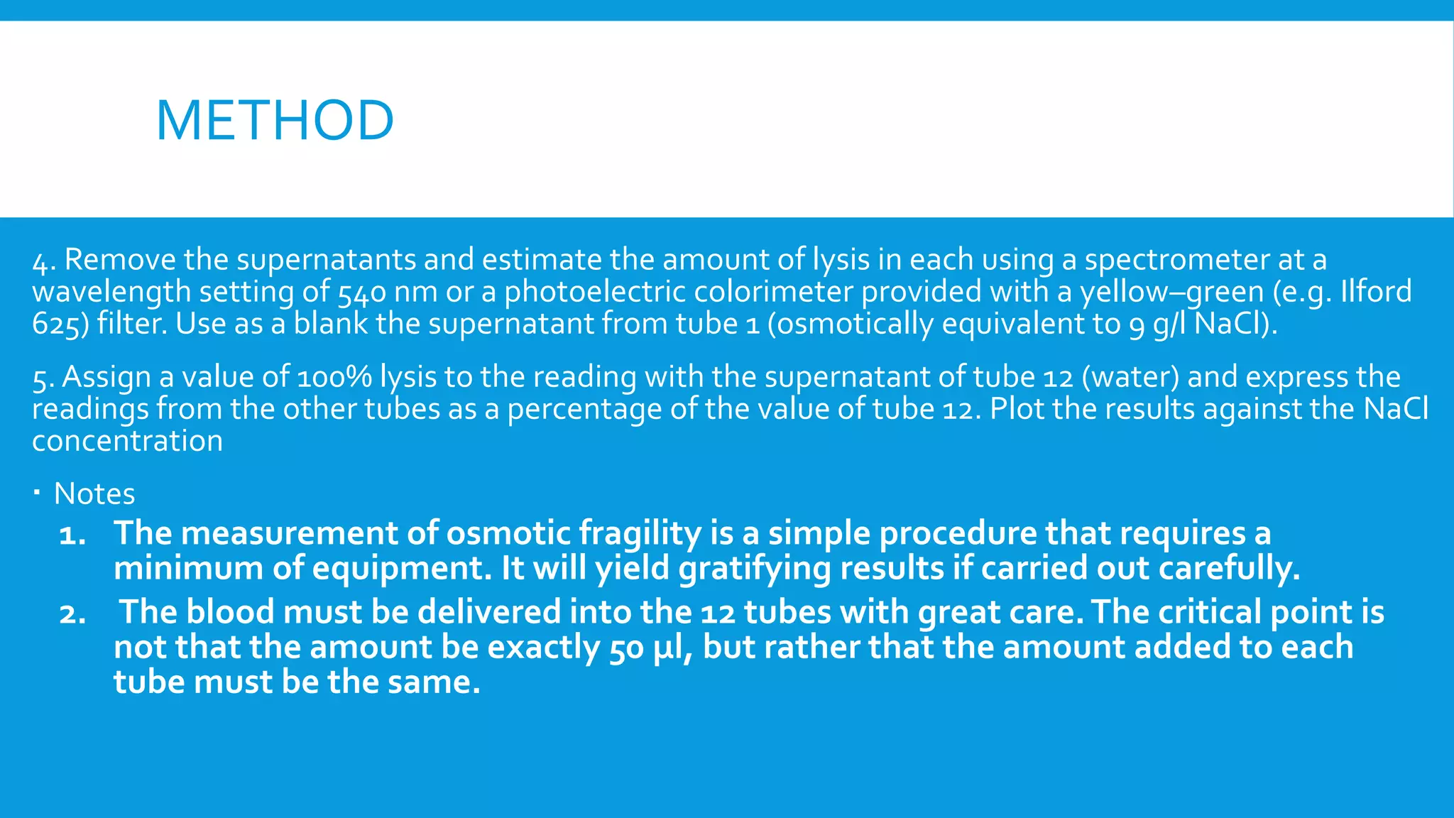 Osmotic Fragility Test | PPTX
