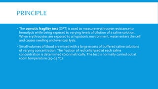 Osmotic Fragility Test | PPTX