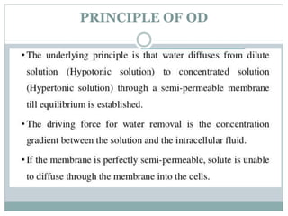 Osmotic methods for food preservation | PPTX