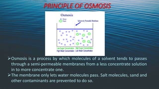 Osmotic power generation, A new source of non conventional energy. | PPTX