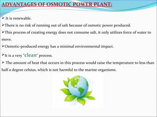 Osmotic powerplant | PPT