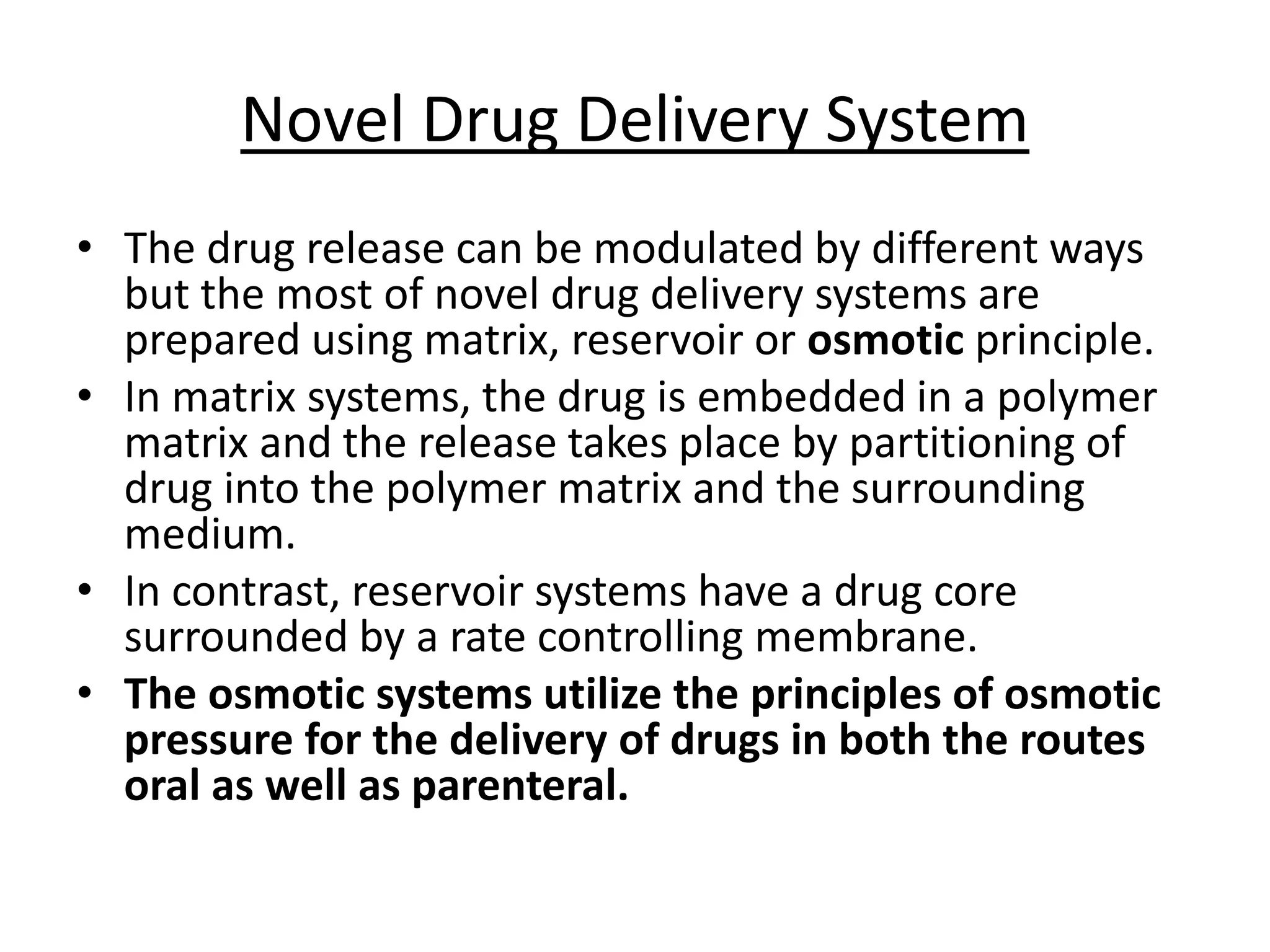 Osmotic pressure controlled dds | PPTX